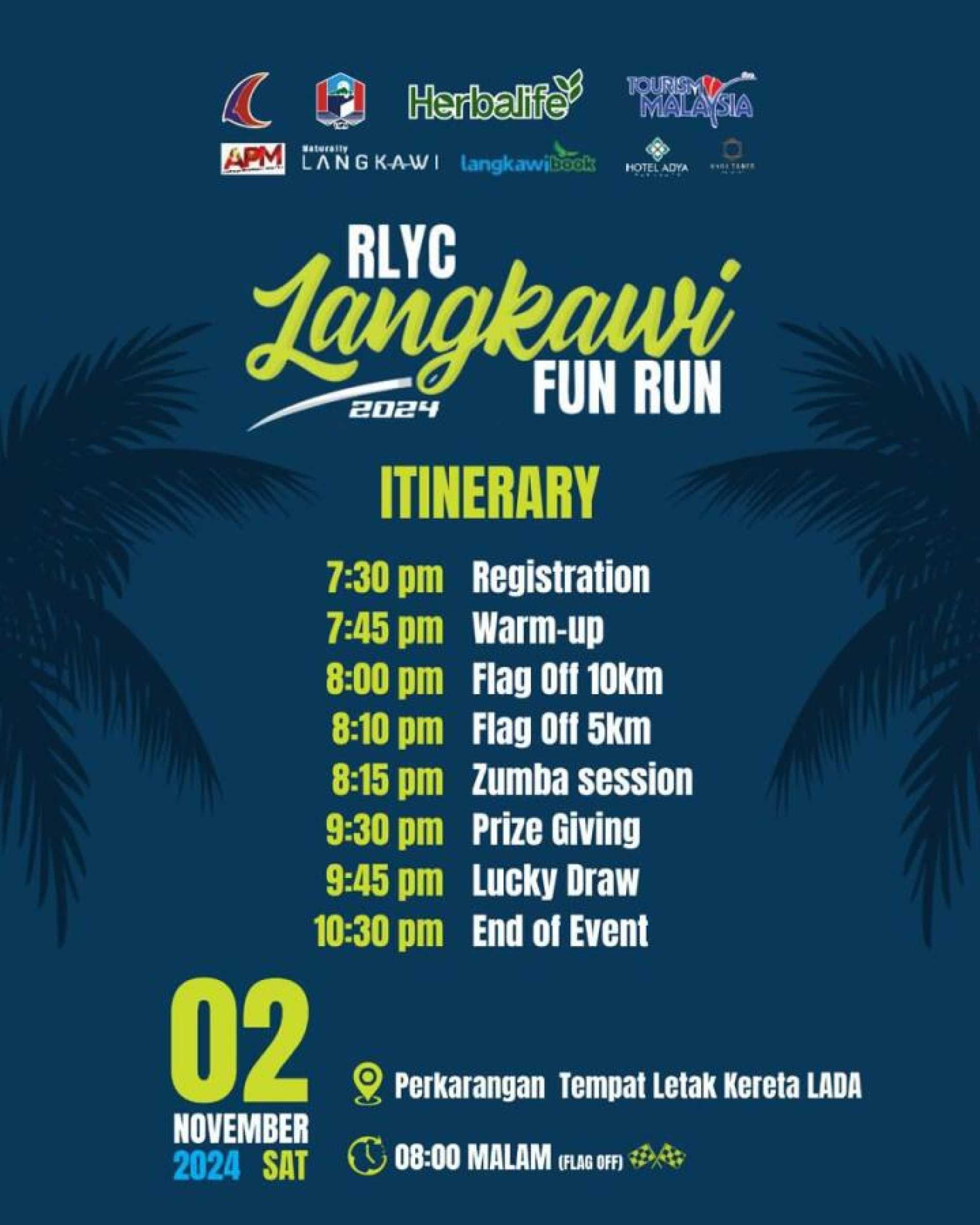 RLYC Fun Run24: LangkawiBook Joins to Boost Community Spirit at Fun Run Event!